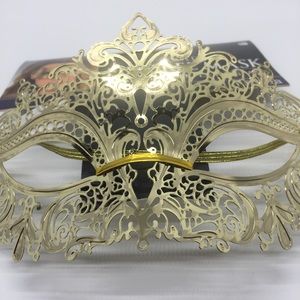 Accessories | Gold Metal Masquerade Mask | Poshmark